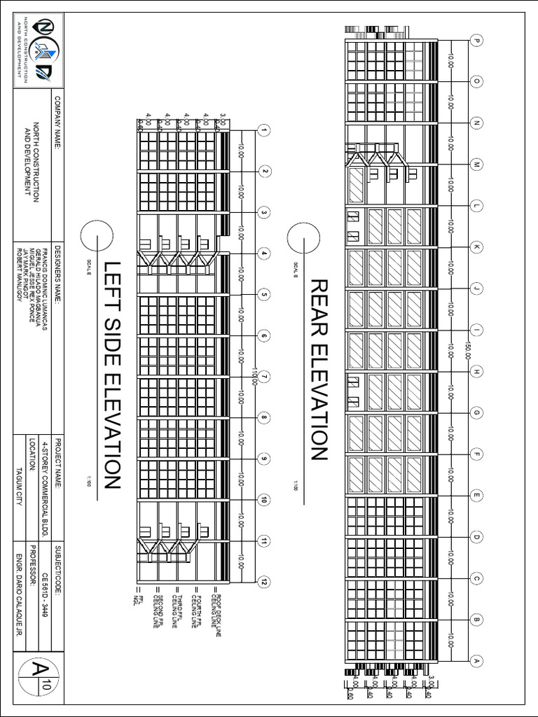 Rear and Left Elevation | PDF