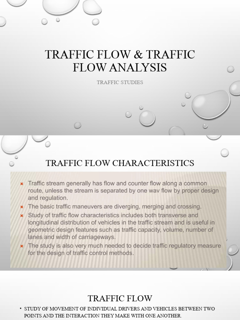 Traffic Studies (Traffic Flow) | PDF | Traffic | Speed