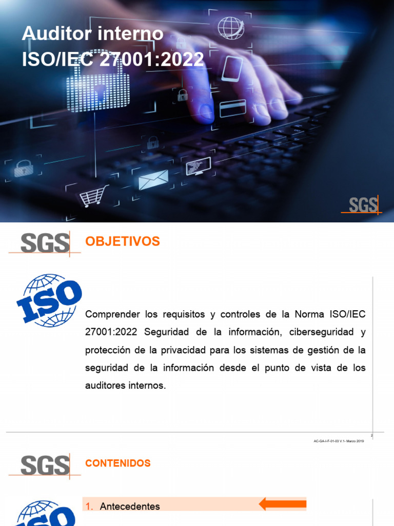 Material Aprendizaje ISO-IEC 27001.2022 Marzo | Descargar gratis PDF | Seguridad de información ...