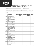 CAPE-V Scoring Guidelines and Example | PDF | Human Voice | Perception