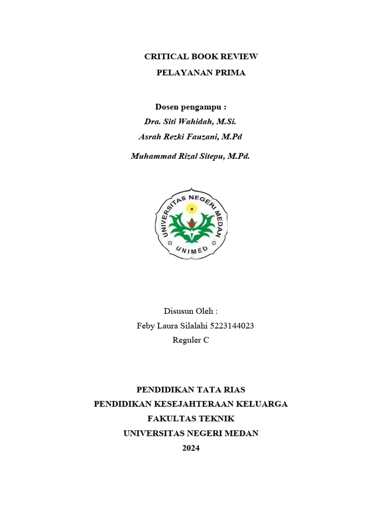 Ulasan Buku Pelayanan Prima dan Analisis | PDF