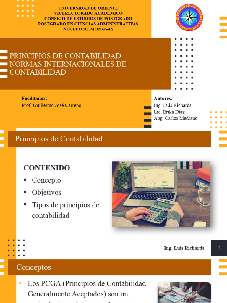 E2-T2-Presentacion-Principios y Normas Internacionales Rev0 | PDF | Contabilidad | normas ...