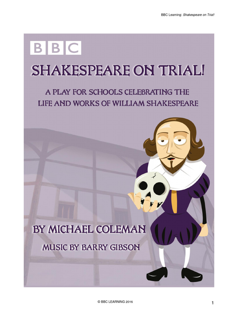 Shakespeare On Trial Playscript | PDF | The Merchant Of Venice | Shylock