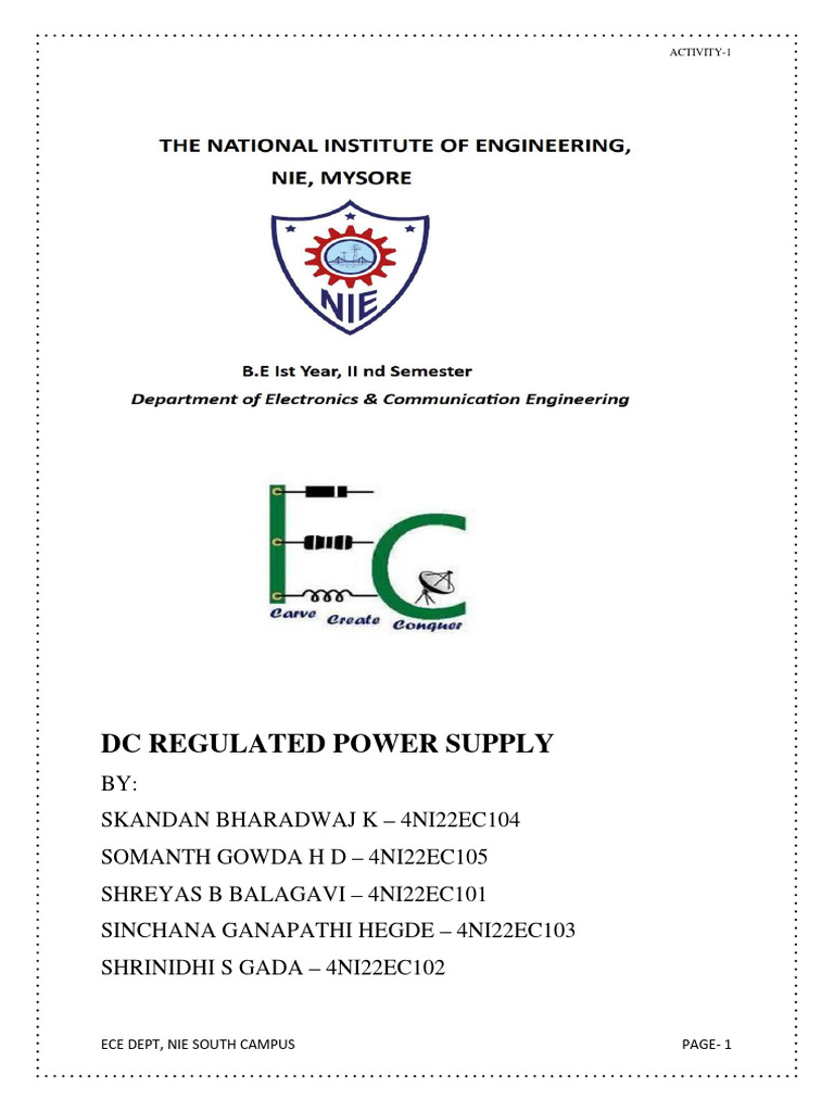 Electrical Assignment | PDF | Rectifier | Power Supply