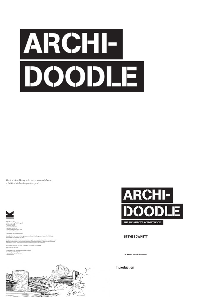 Archidoodle The Architects Activity Book | PDF | Drawing