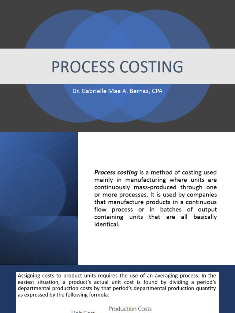 3 - Process Costing | PDF | Cost Of Goods Sold | Inventory