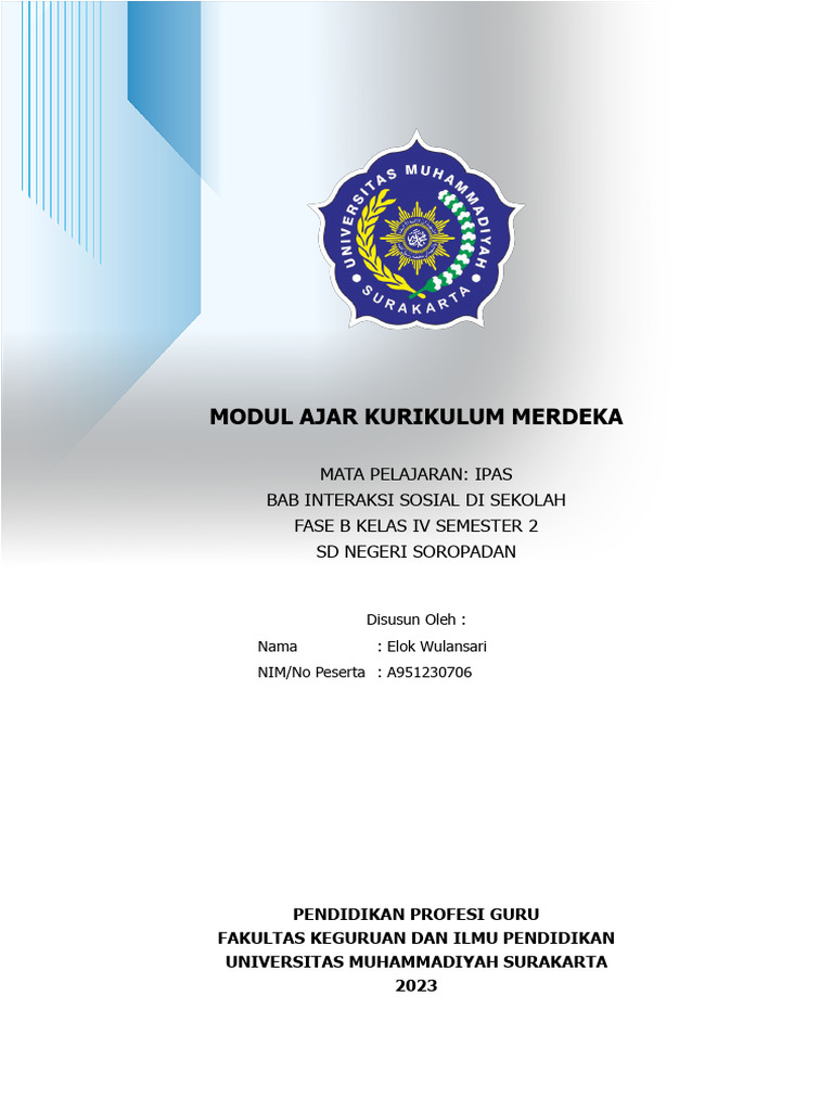 Modul Ajar IPAS Kelas 4 Semester 2 | PDF