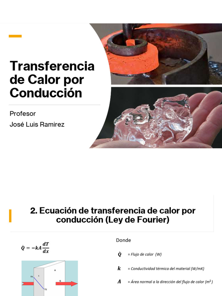 Módulo 1 Conducción Transferencia de Calor | PDF | Transferencia de calor | Conduccion termica