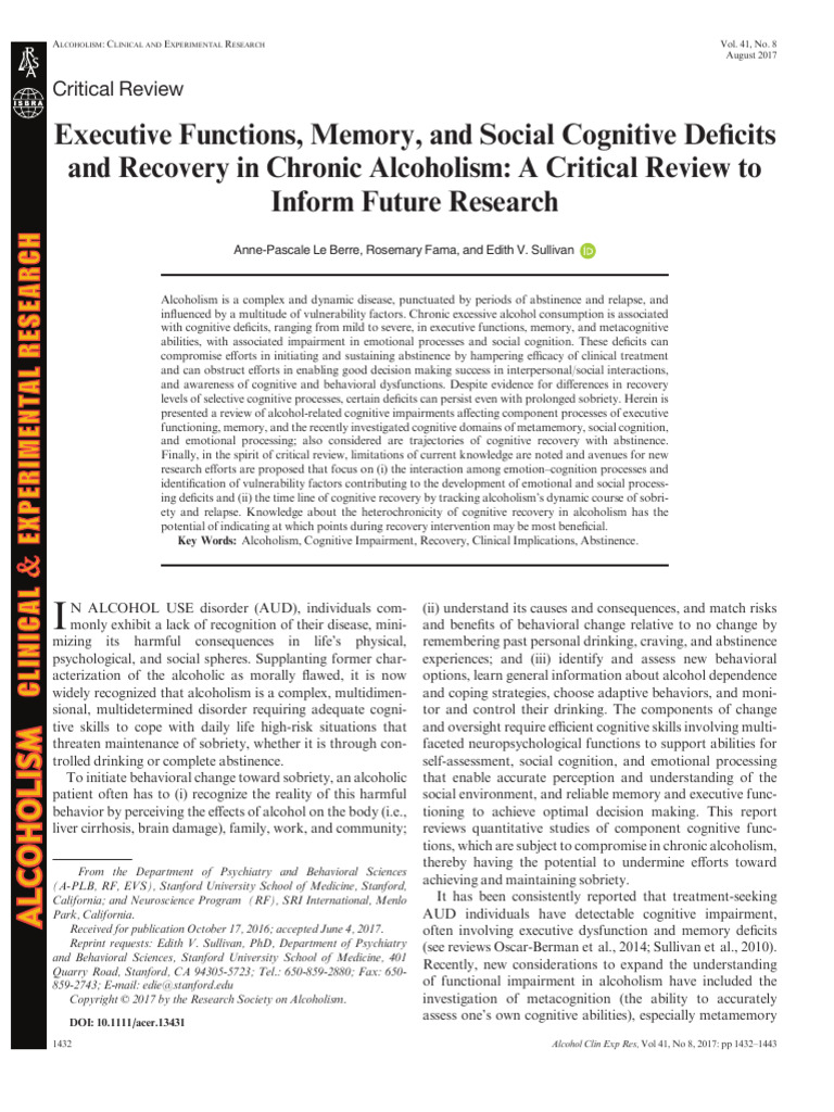 Alcohol | PDF | Alcoholism | Memory