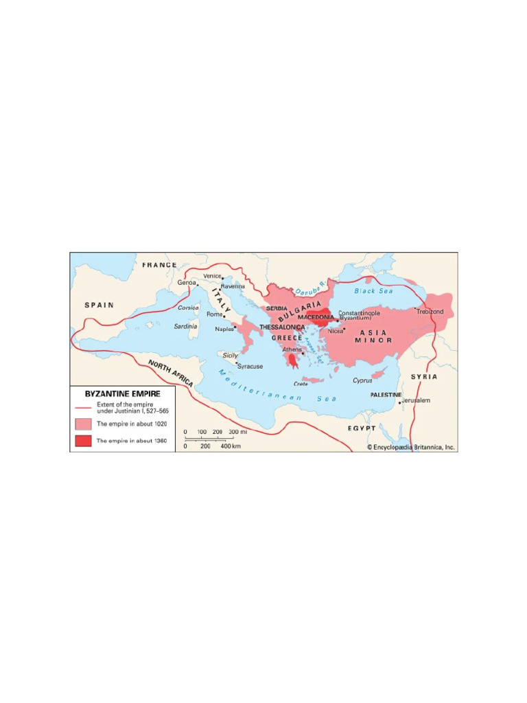 Byzantine Empire _ History, Geography, Maps, & Facts _ Britannica | PDF