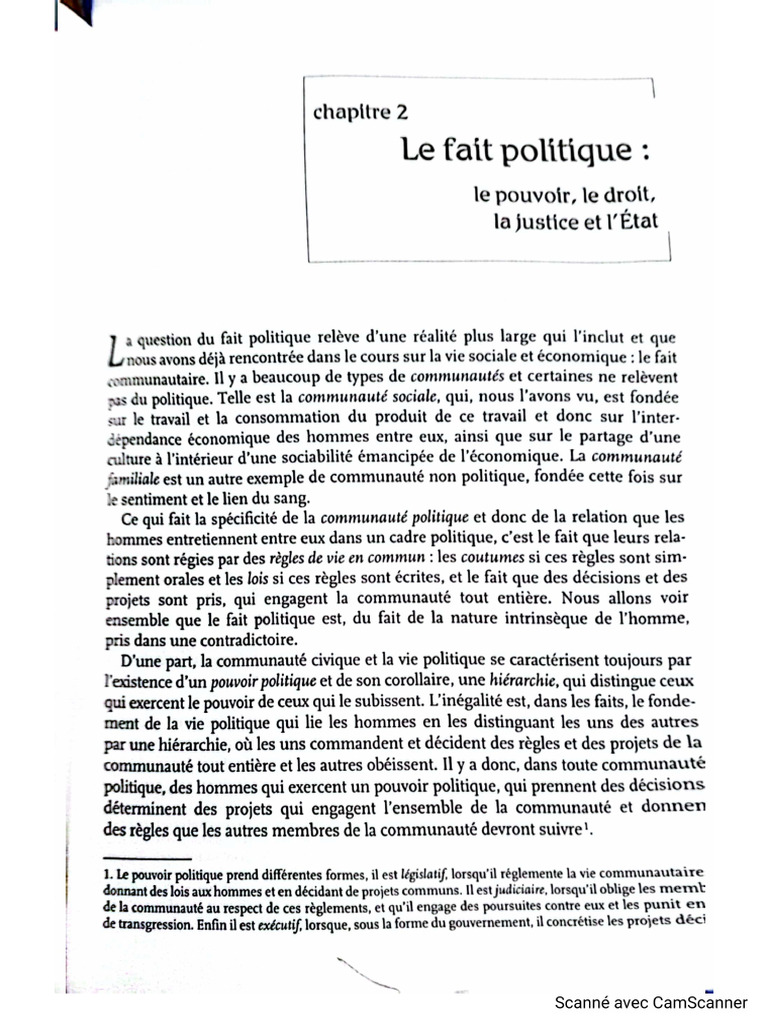 Philo Politique 1 | PDF