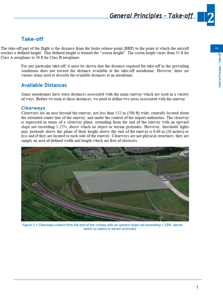 General Principles - Take-Off | PDF | Thrust | Takeoff