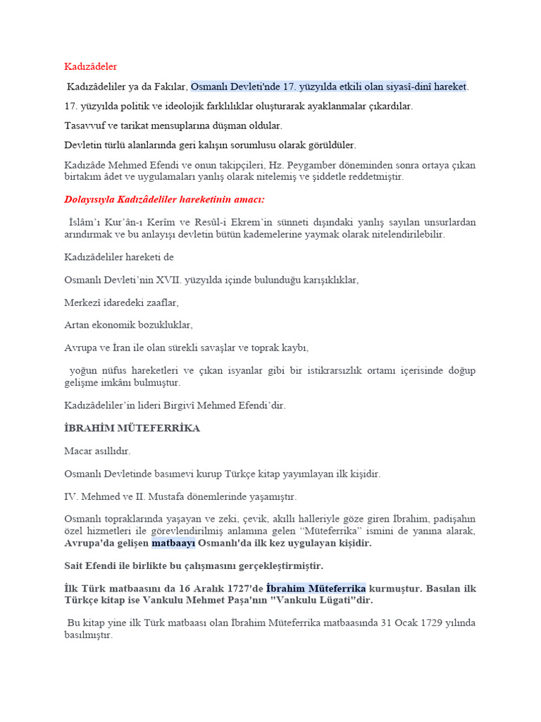 Turk Dusunce Tarihi Snav | PDF