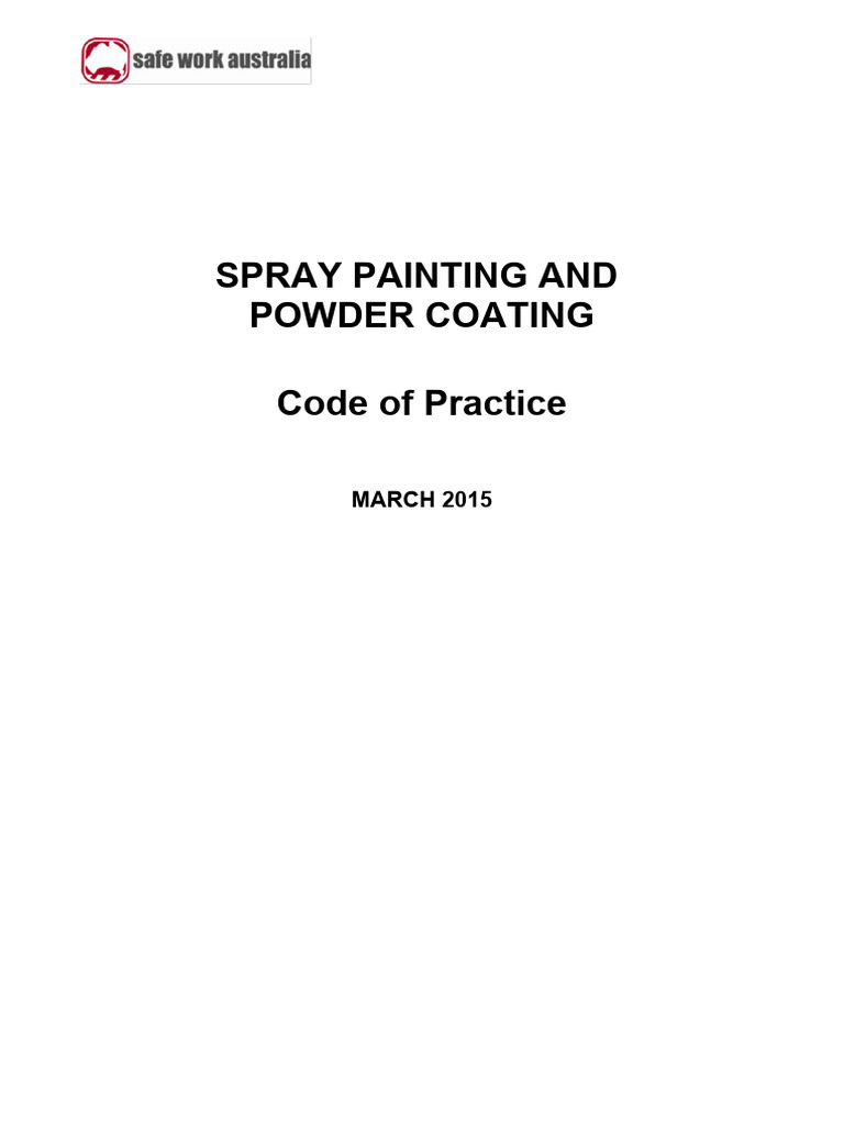 Mcop Spray Painting and Powder Coating v3 | PDF | Occupational Safety ...