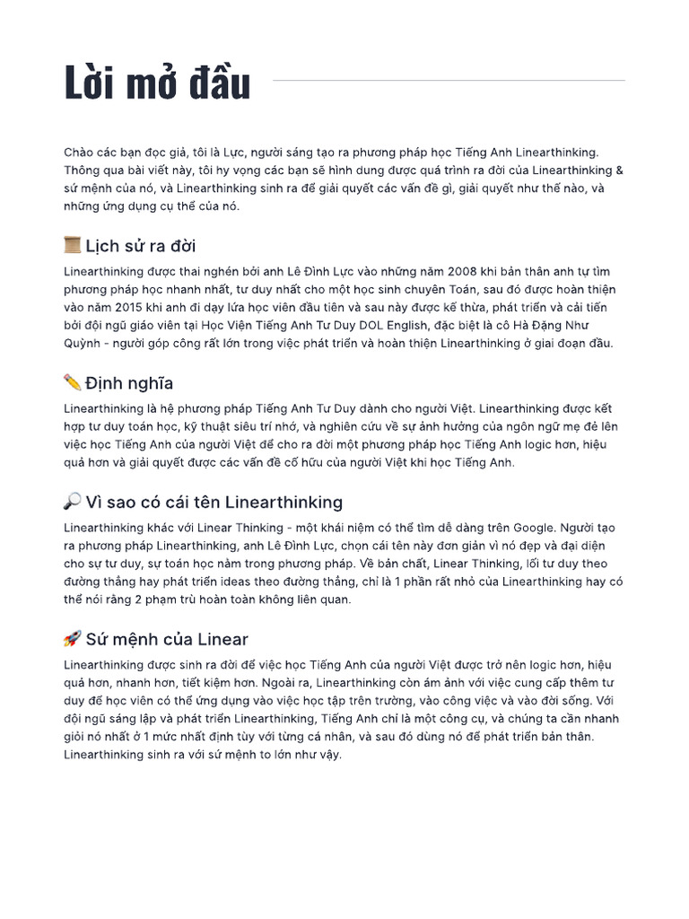 Linearthinking | PDF