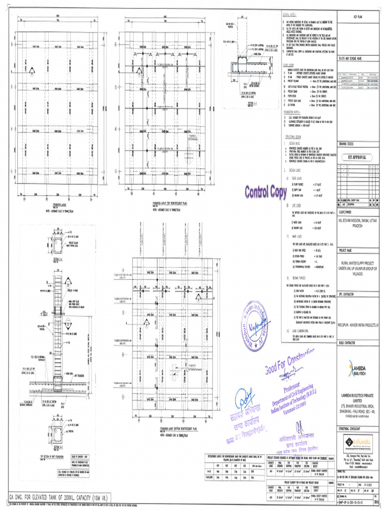 Precast ESR Drawing 200KL 16M | PDF