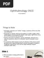 Optha Case Sheet Proforma | PDF | Cataract | Human Eye