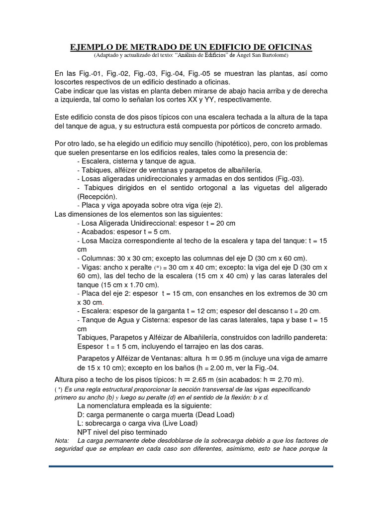 Metrados 2024 | PDF | Escalera | Ingeniería estructural