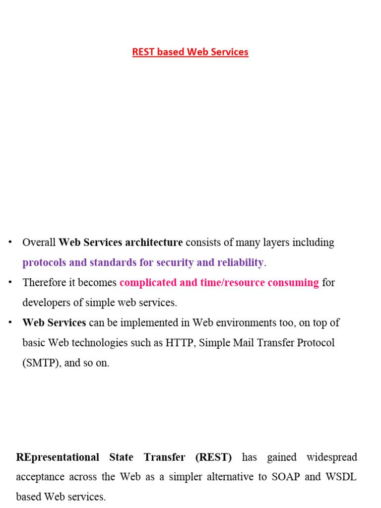 UNIT5_REST Introduction | PDF | Web Service | Soap