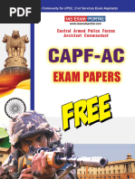 UPSC CAPF 2024 Paper-1 Answer Key | PDF