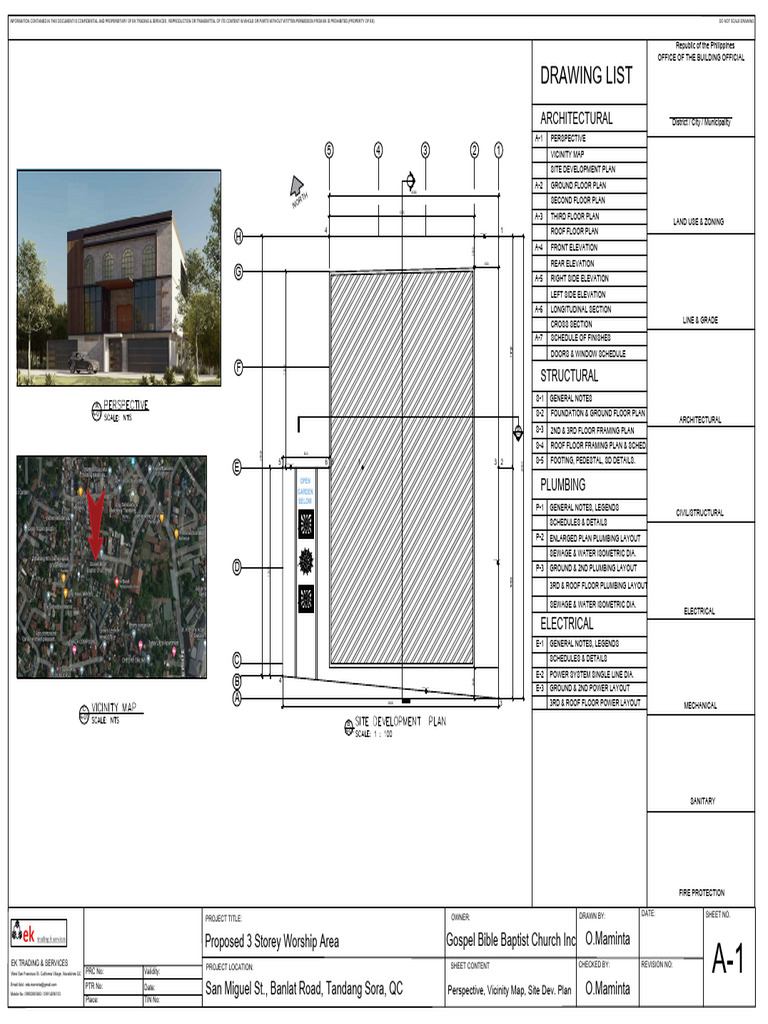 Drawing List: Architectural | PDF | Real Estate | Architectural Design