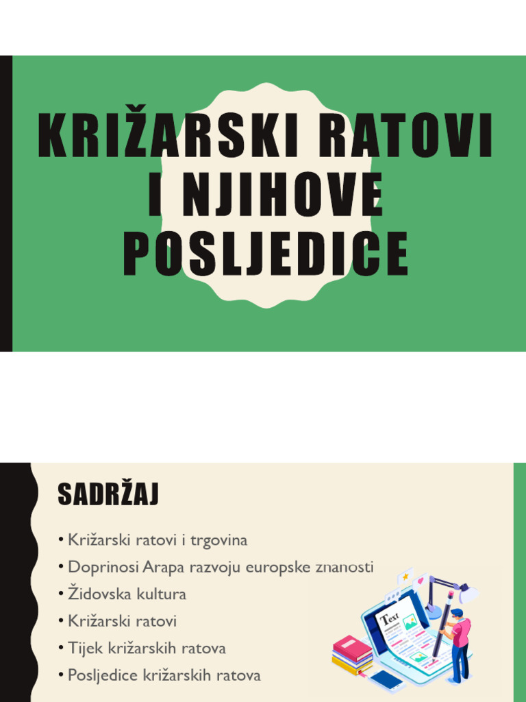 Povijest - 6. Razred - Klio - Križarski Ratovi | PDF