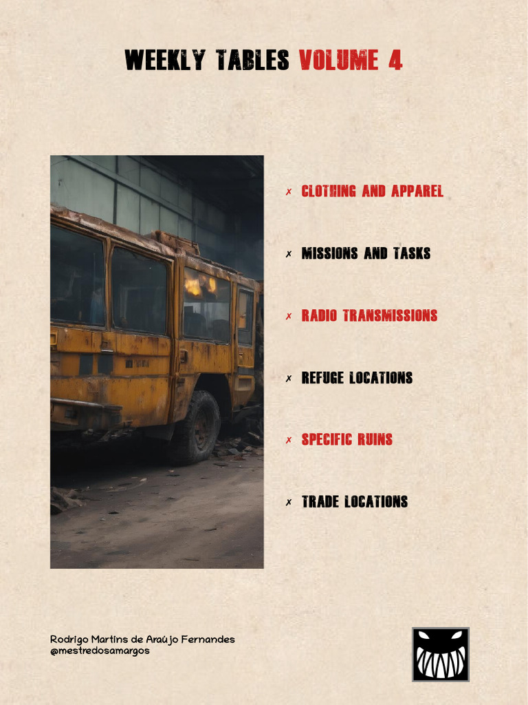 Weekly Tables Vol04 | PDF | Clothing | Jeans