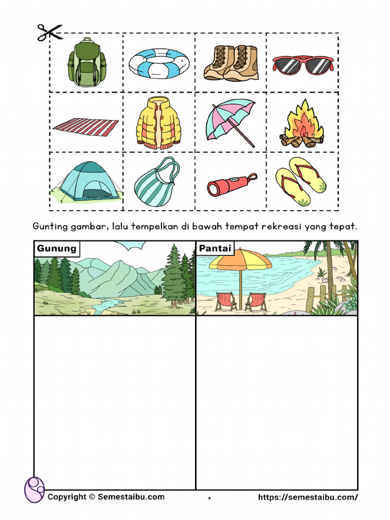 Perlengkapan Rekreasi - Gunung Pantai | PDF