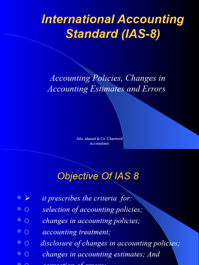 IAS 8 Workshop Revised 1 | PDF | Accounting | Business Economics