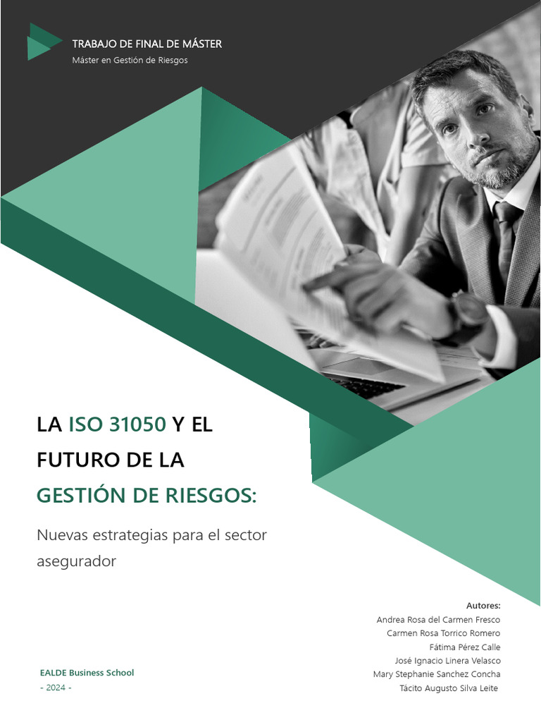 La Iso 31050 y El Futuro de La Gestión de Riesgos 240415 104328 | PDF ...
