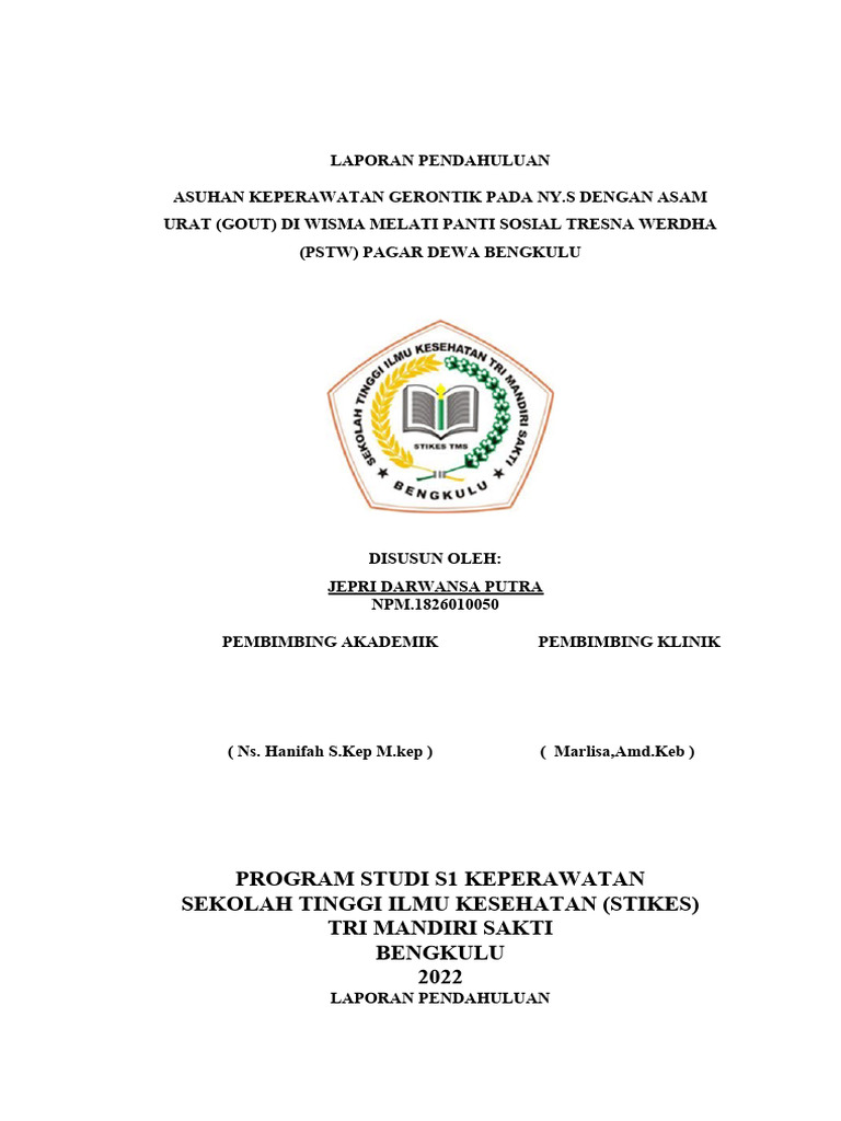Asuhan Keperawatan Gout | PDF | Pengembangan Diri | Sains & Matematika