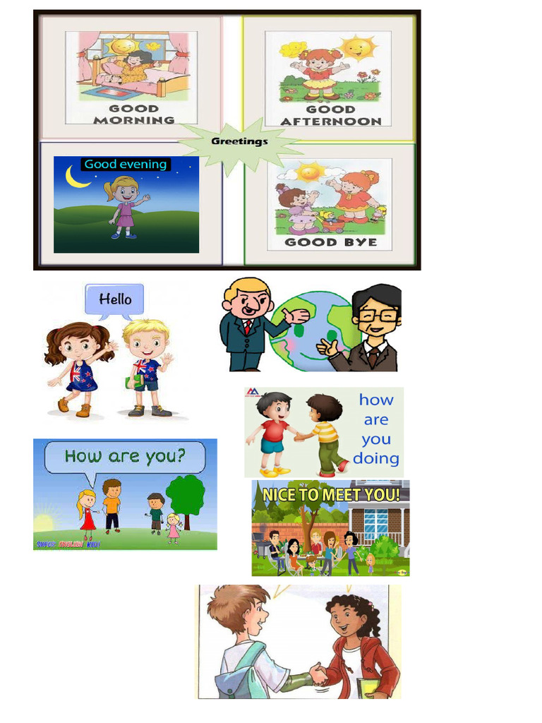 Vocabulario Saludos Ingles 26022024 | PDF