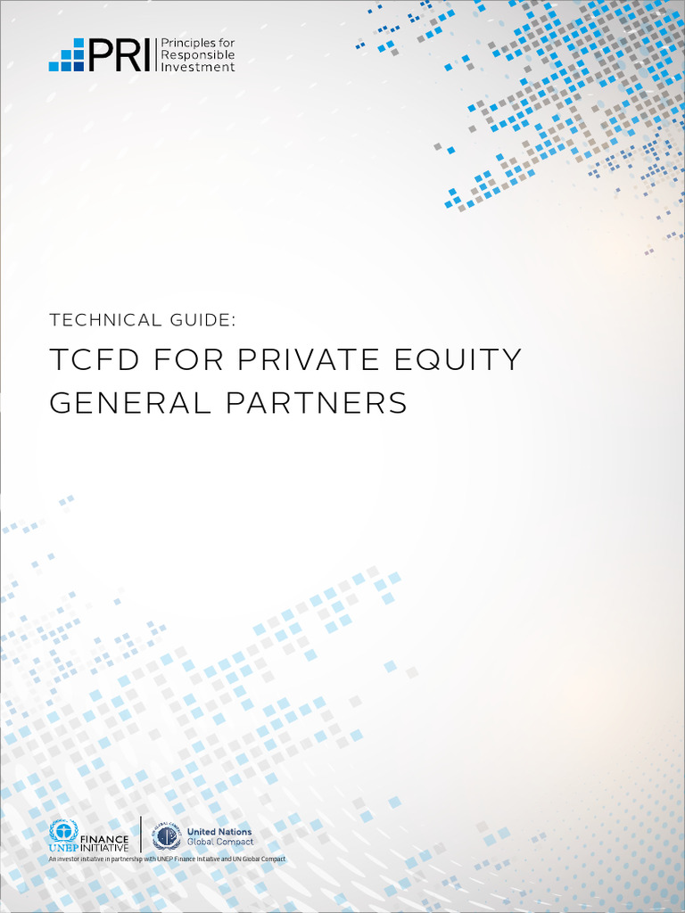 PRI TCFDforprivateequitygeneralpartners Technicalguide 2020 | PDF ...