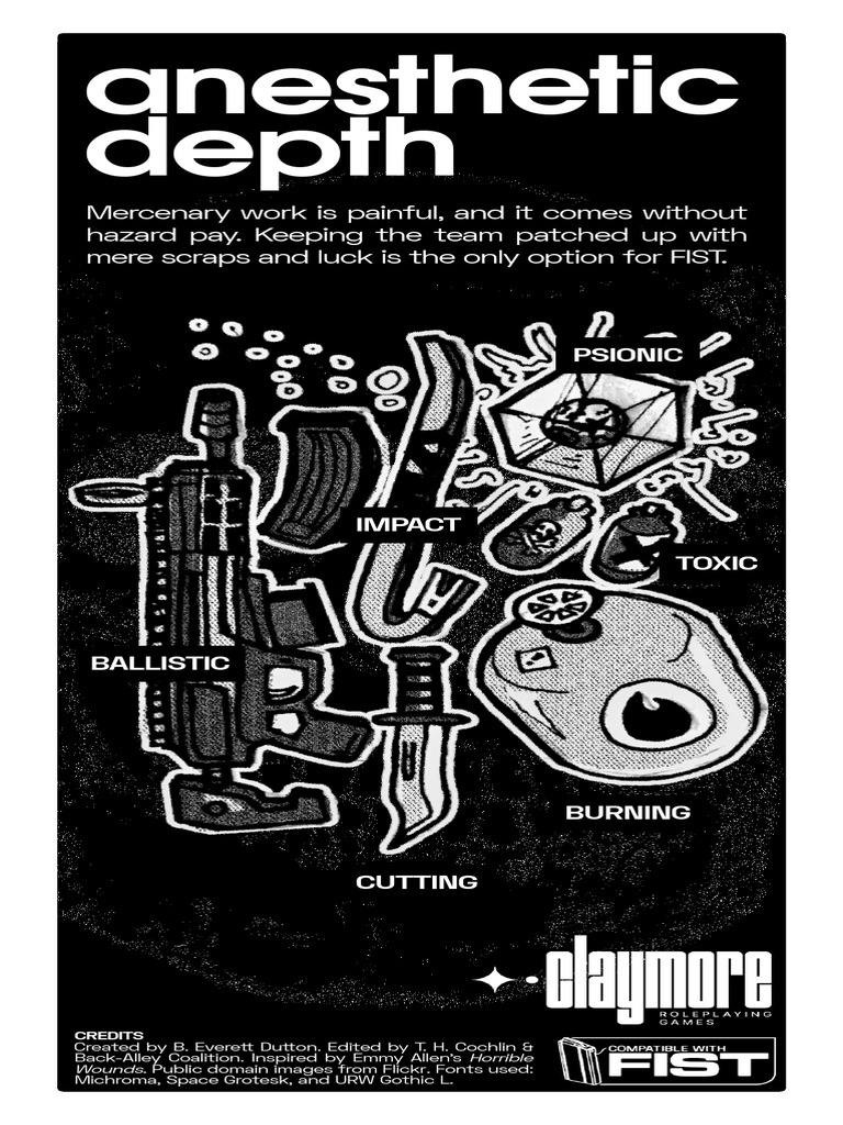 ANESTHETIC DEPTH (Retail Version, Panels) | PDF | Burn | Wound