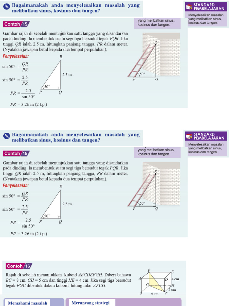5.1 Nisbah Trigonometri (5.1.7) | PDF