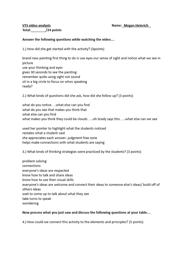 vts video analysis 1 | PDF