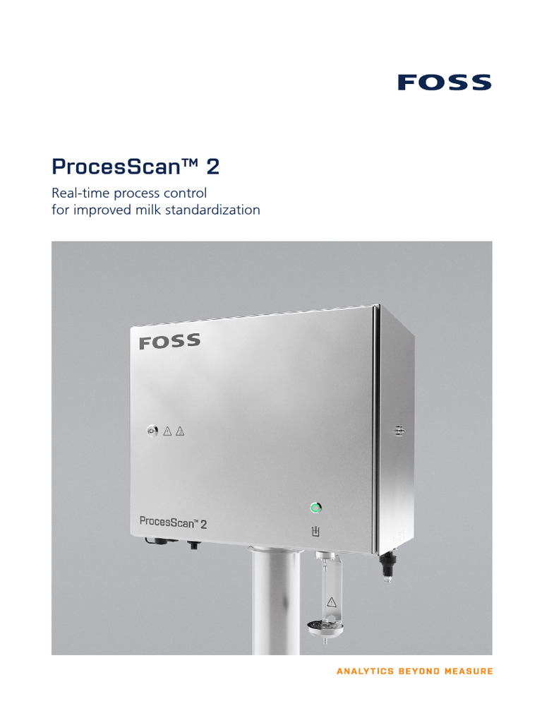 ProcesScan 2 Solution Brochure - GB | PDF | Milk | Calibration