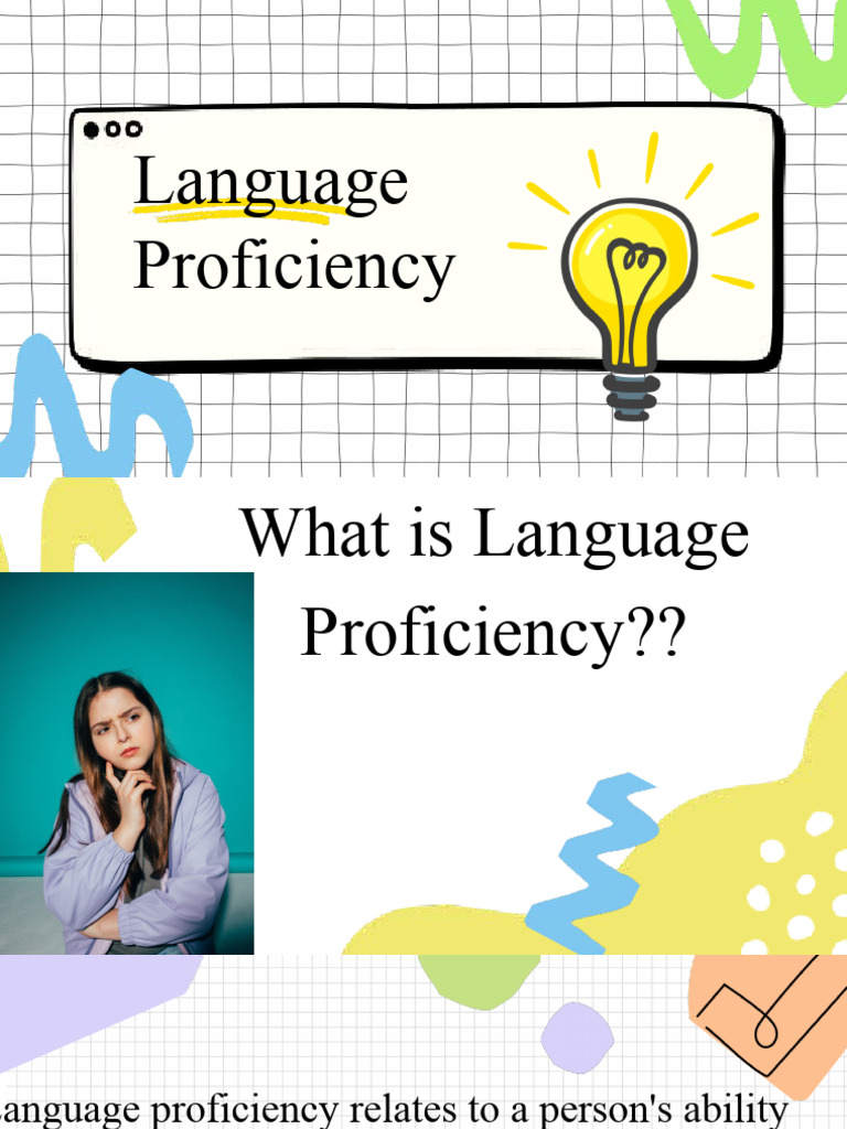 Language Proficiency and Comprehension Guide | PDF | Language Arts ...