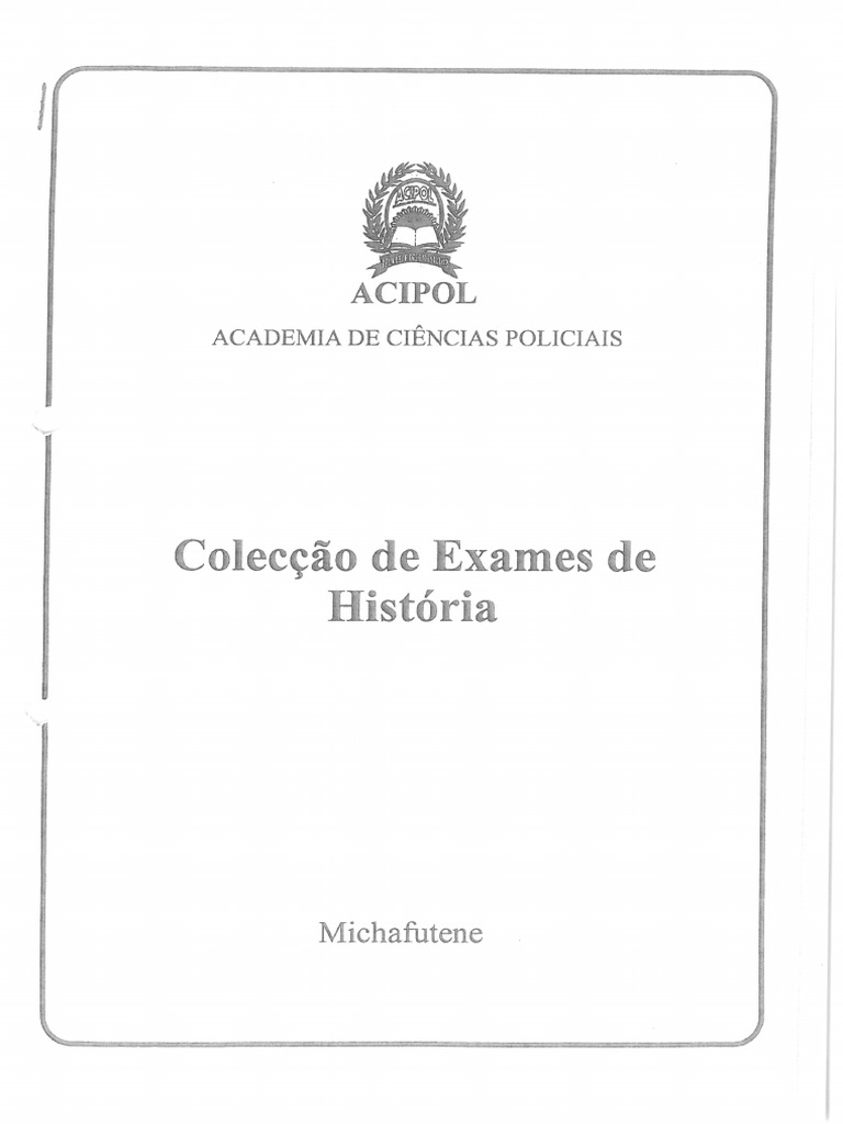 Exames de Historia - Acipol | PDF