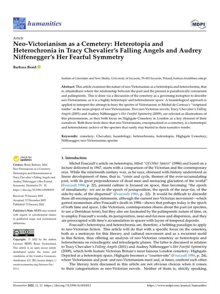 Barbara Braid - Neovictirian Heterotopia (2022) | PDF | Cemetery | Mirror