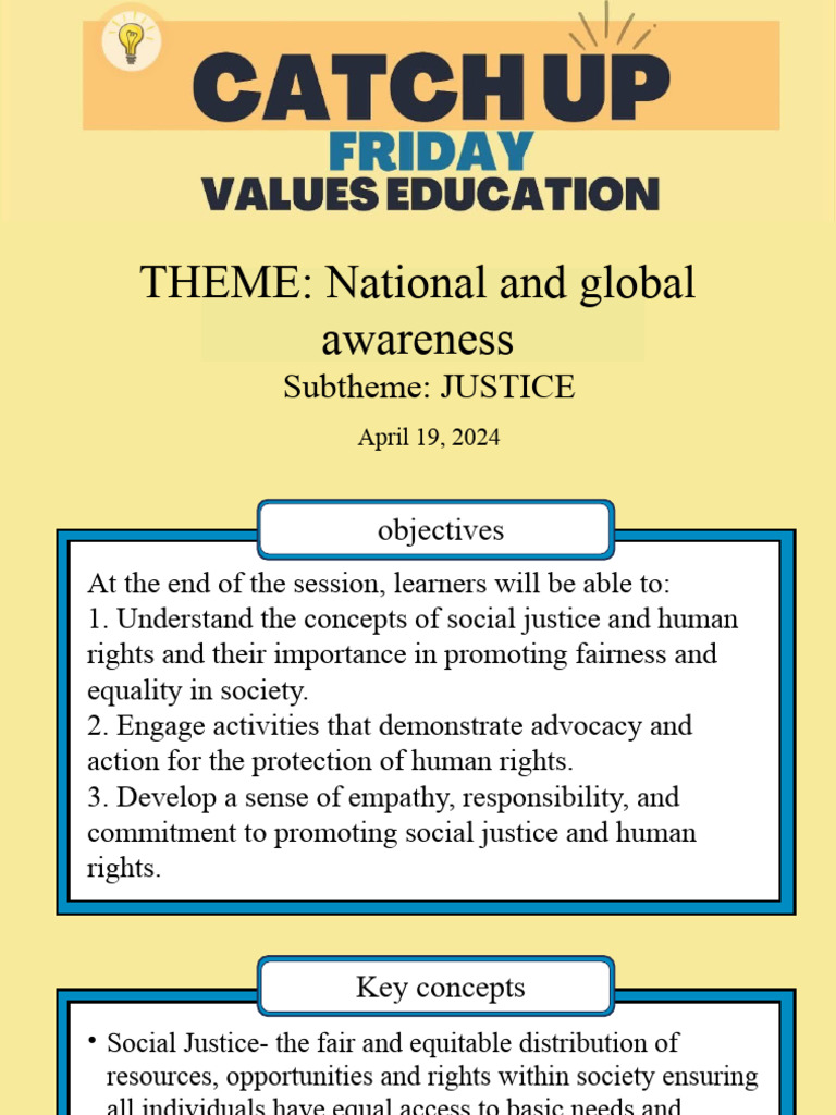 Promoting Social Justice & Human Rights | PDF | Social Justice | Justice