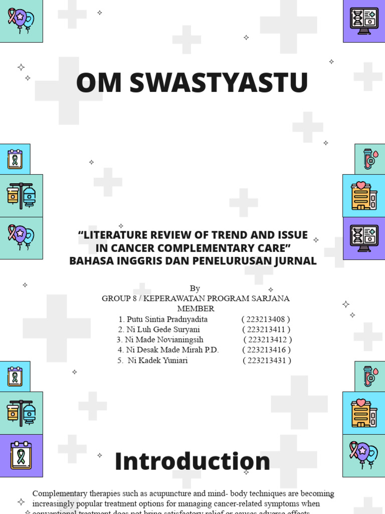 Klompok 8 | PDF | Cancer | Acupuncture