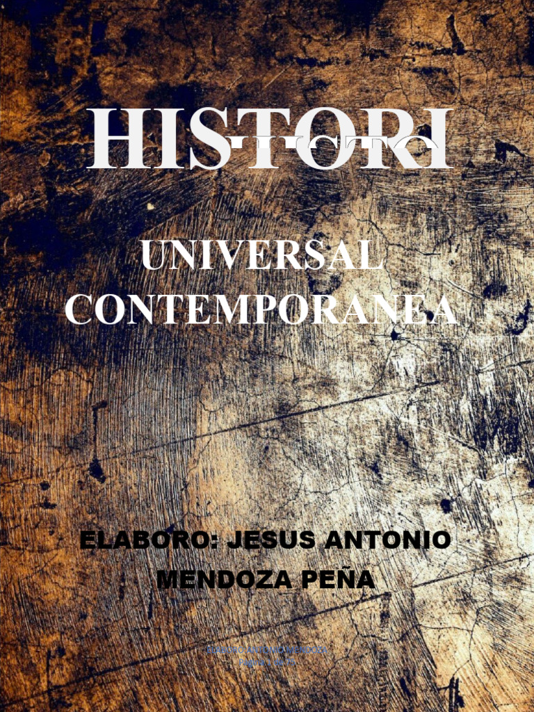 Paquete Historia Universal Contemporánea de Jesús Antonio Mendoza | PDF ...