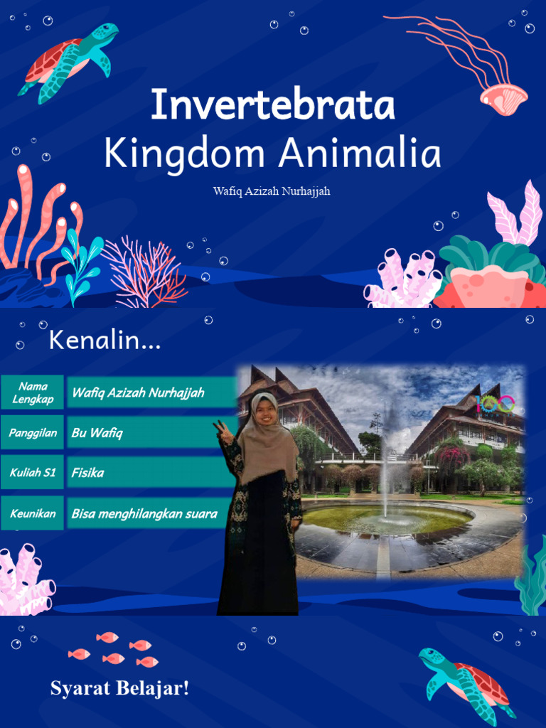 Ciri dan Contoh Hewan Invertebrata | PDF