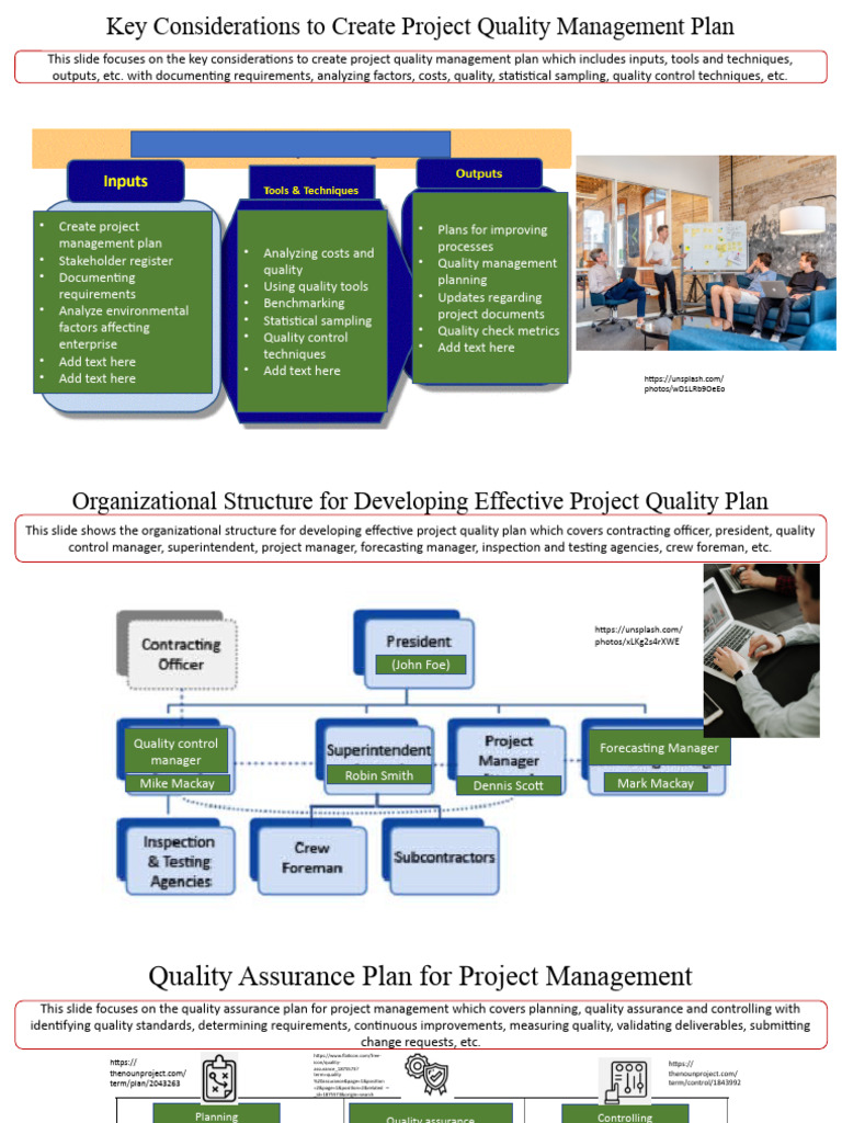 Project Quality Plan | PDF | Project Management | Quality Assurance
