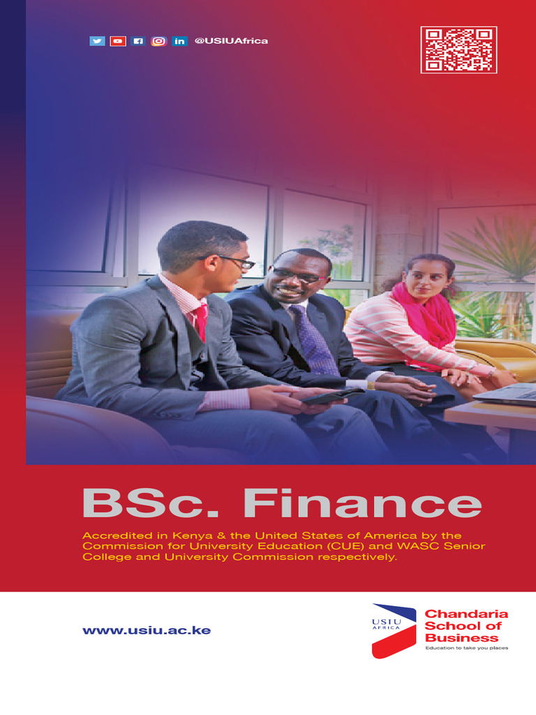 USIU BSc Finance Program Overview | PDF | Economics | Taxes