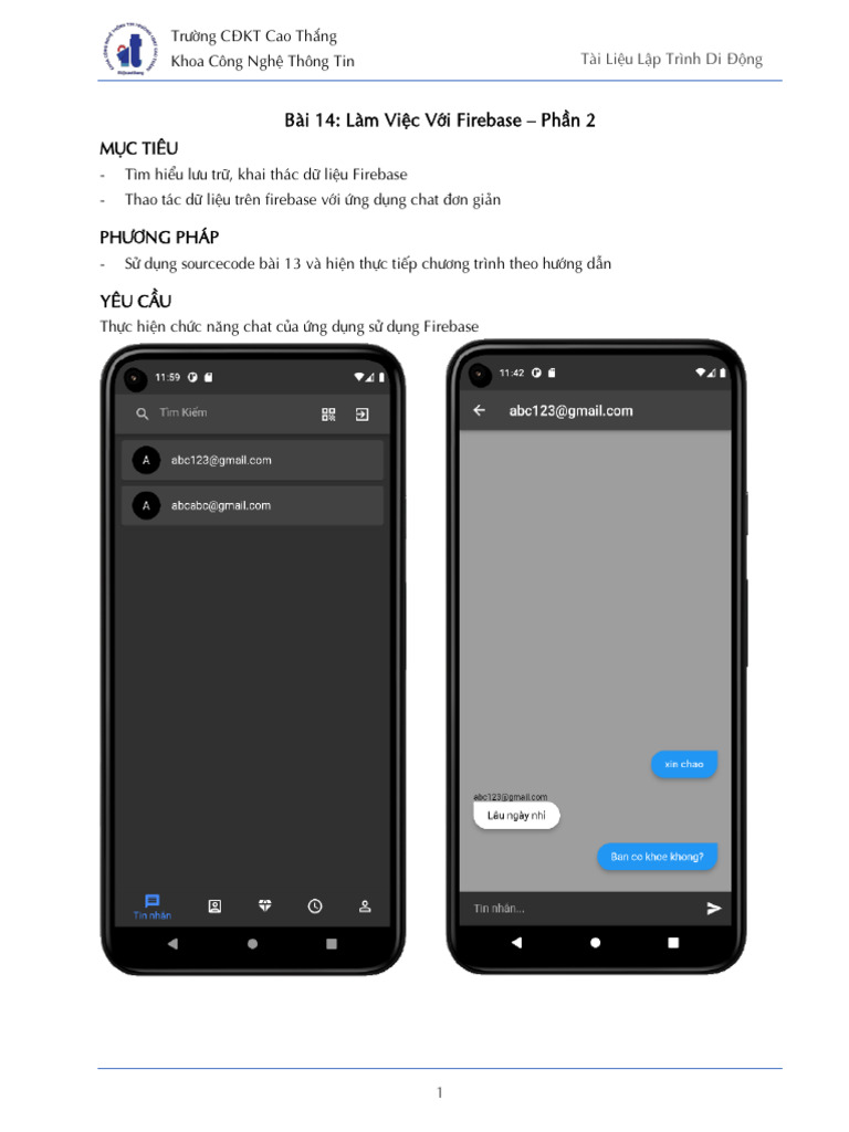 Bai14 Firebase 2 | PDF