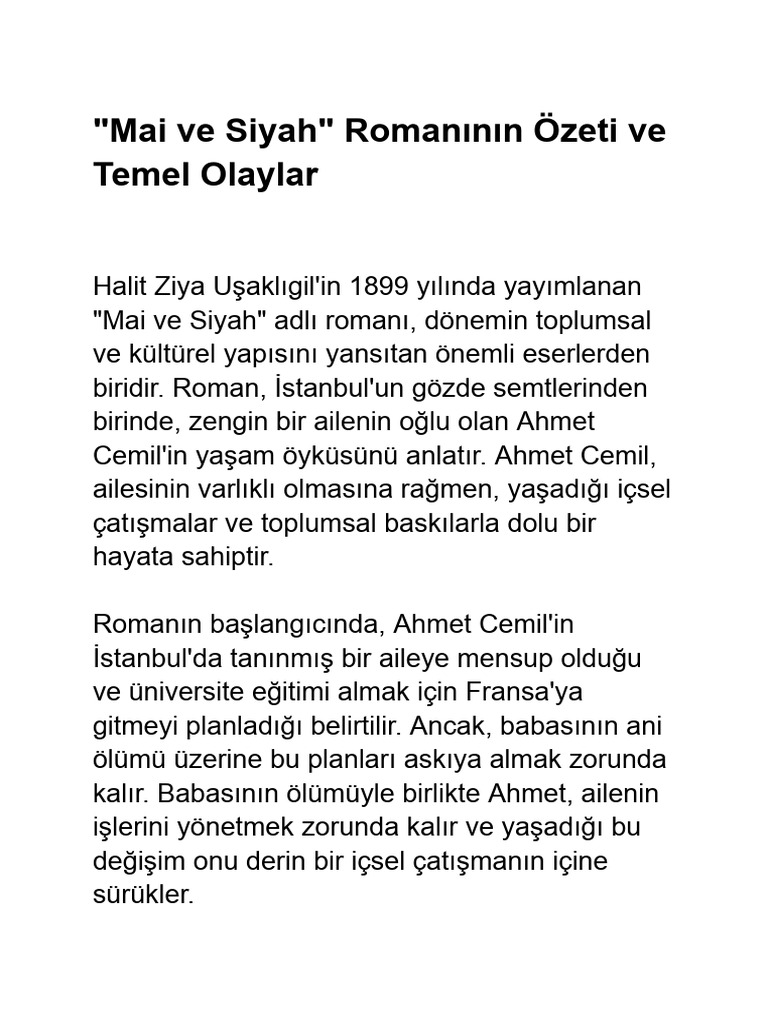 Mai Ve Siyah | PDF