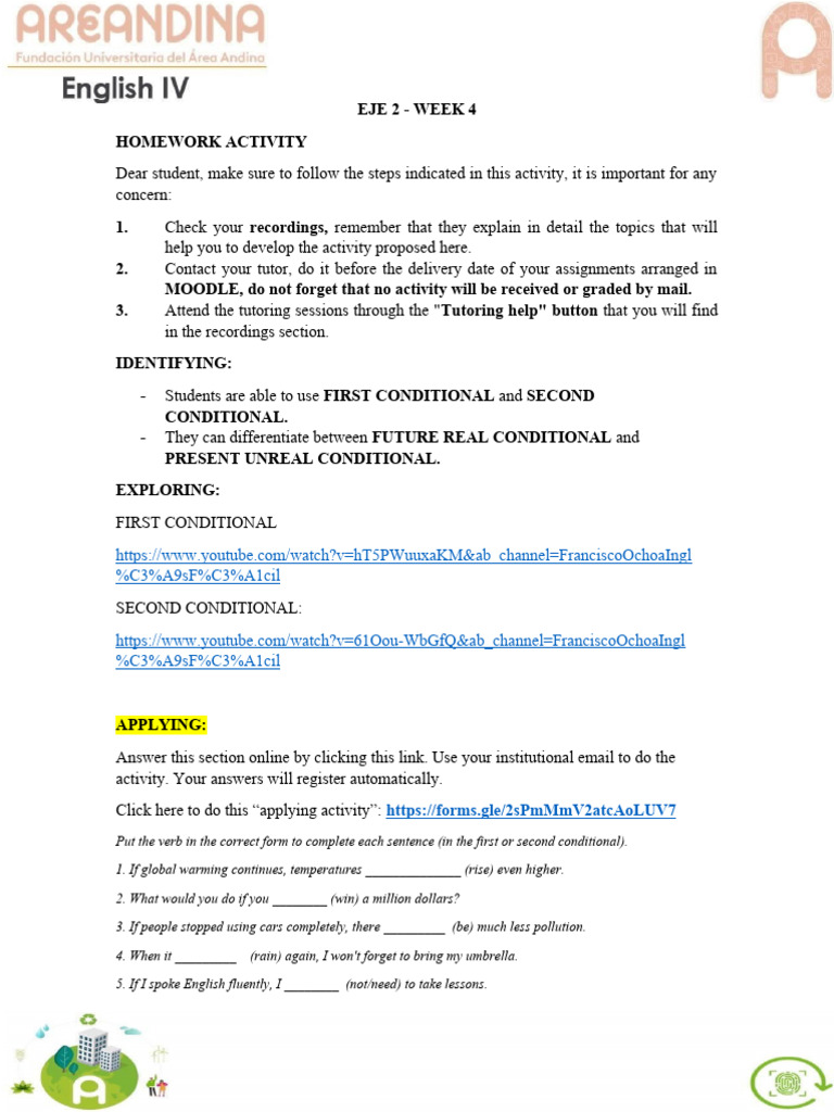 English 4 - EJE 2 - Week 4-NRC 4268 YOU | PDF