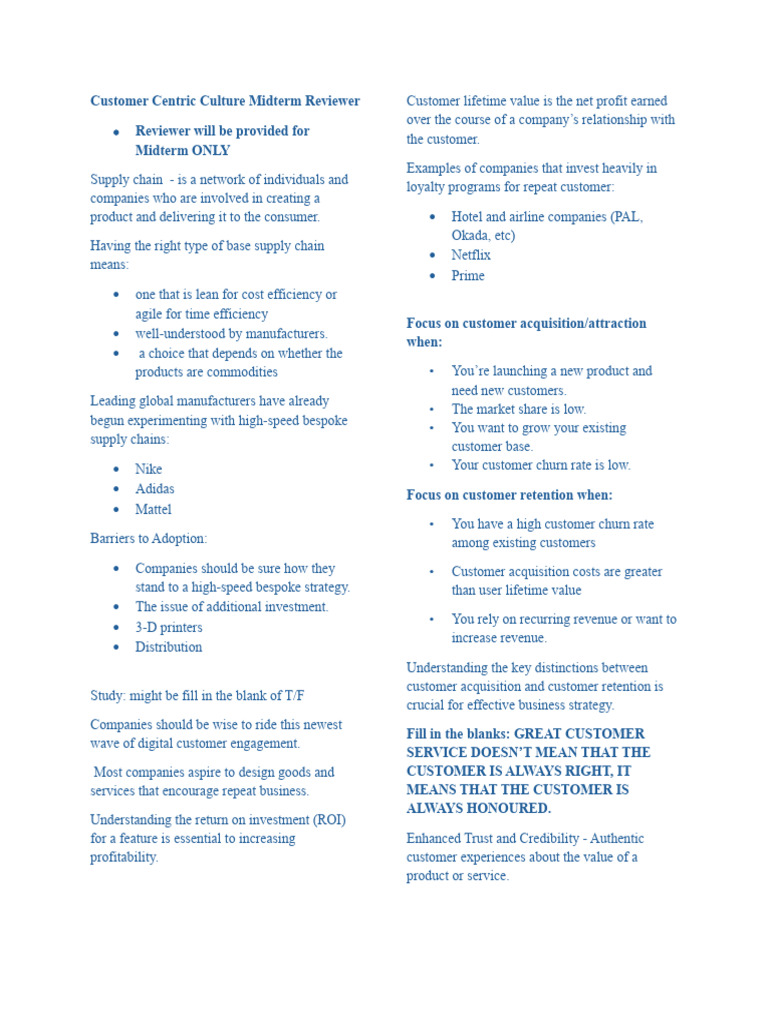 CCC-Midterm-Material | PDF | Brand | Customer Experience